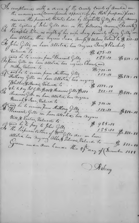 “They were kin through the Gills” – my 6x great grandparents John ...