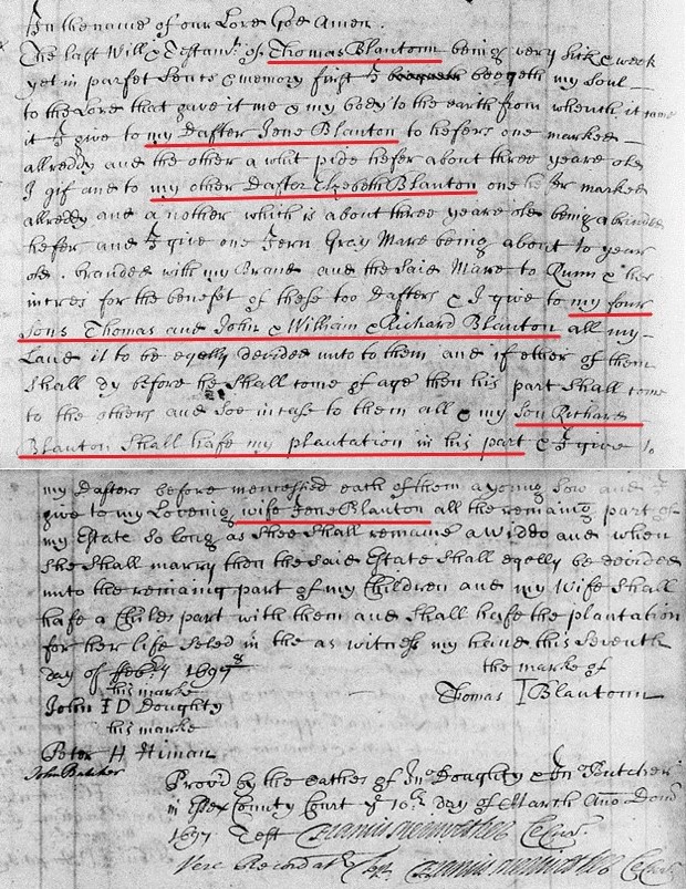 My Blanton Family Roots – Thomas Blanton (c.1650-1697/8) – A Son of ...