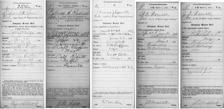 A Call to Arms – the Rowell Brothers of Surry County, Virginia – A Son ...